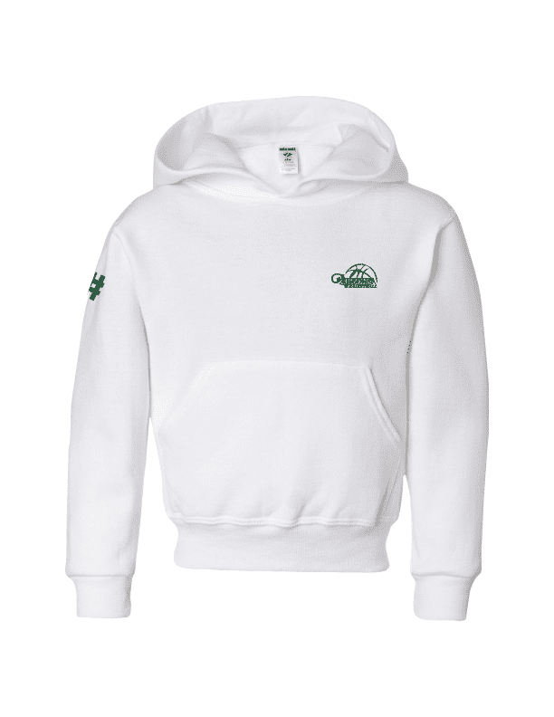 Youth White Cotton Blend Hoodie (996YR) – TVCS Uniforms